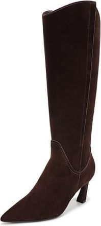 Naturalizer Femme Emily Botte Haute Jusquau Genou, Barres chocolatées en Cuir Marron, 41.5 EU Large