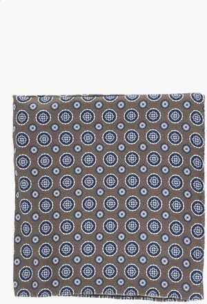 Corneliani Patterned Silk Pocket Square size Unica