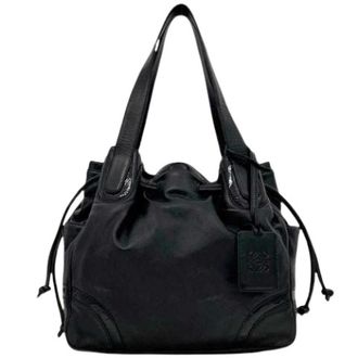 Loewe Sac cabas Pre-owned - Femme - Pre-owned - Noir - Taille: ONE Size