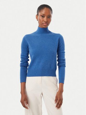 Marella Rollkragenpullover Zucca 2623366212 Blau Regular Fit