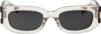 Saint Laurent Lunettes De Soleil - Beige