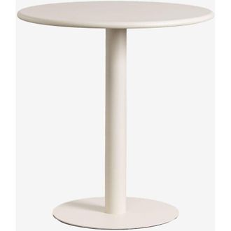 Sklum Runder Gartentisch &Oslash;70 cm aus Eisen Mizzi Beige Tapioca