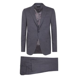 Ermenegildo Zegna Single Breasted Suits - Homme - Costumes - Brun - Taille: 2XL