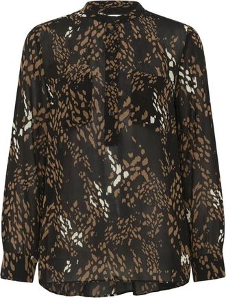 Inwear Femme, Blouses et Chemises, Noir, Taille: 46 FR AverieIW Shirt