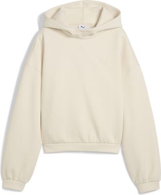 Puma Damen Wardrobe Essentials Oversized Hoodie L, Alpine Snow White