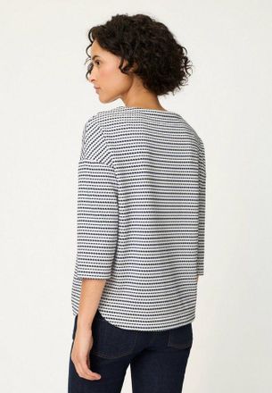 Olsen Sweatshirt Sweatshirt mit modernem Streifendessin