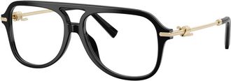 Tiffany & Co. unisex, Accessoires, Noir, Taille: 54 MM Tf2283 Pilot Frame
