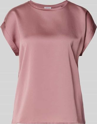 Vila T-Shirt aus Satin mit Rundhalsausschnitt Modell ELLETTE