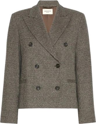 Max Mara Blazer Wkdgrado - Femme - Vestes - Brun - Taille: 40 FR