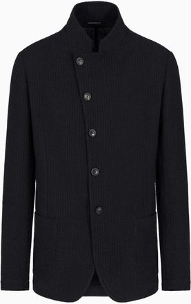 Emporio Armani Homme, Vestes, Noir, Taille: M Guru Collar Jacket