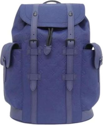 Louis Vuitton unisex, Pre-owned, Bleu, Taille: ONE Size Sac &agrave; dos Vintage Pre-owned