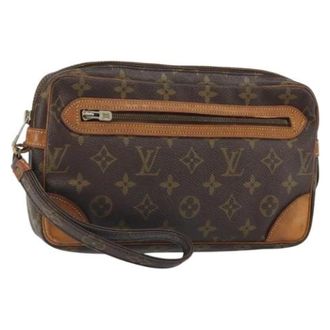 Louis Vuitton Pochette Vintage en Toile Pre-owned - Femme - Pre-owned - Brun - Taille: ONE Size
