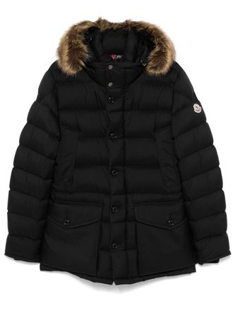 Moncler veste Clunye &agrave; capuche - Noir