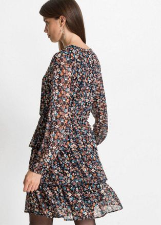 Bonprix Minikleid f&uuml;r vielseitige Gr&ouml;&szlig;en von 32/34 bis 48/50, mit Blumenmuster