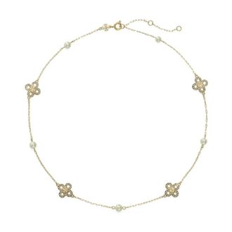 Tory Burch Kira Clover Perlenkette - - Accessories - Damen - Gelb - ONE SIZE