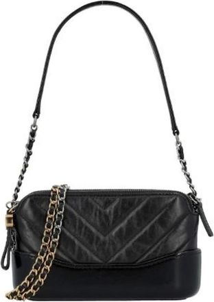 Chanel Gabrielle Clutch doccasion - Femme - Pre-owned - Noir - Taille: ONE Size