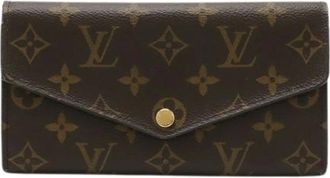 Louis Vuitton Portefeuille Sarah Monogram Canvas doccasion - Femme - Pre-owned - Brun - Taille: ONE Size