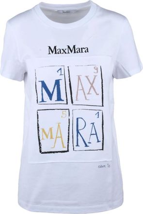 Max Mara Femme, Tops, Blanc, Taille: 42 FR T-Chemises