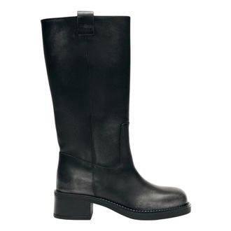 Alohas Schwarze Lederschuhe - - Shoes - Damen - Schwarzk - 36 EU