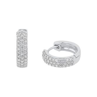 s.Oliver Ohrringe 925 Sterling Silber/Edelstahl Damen, Ohrschmuck, Kommt in Schmuck Geschenk Box