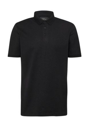 s.Oliver Kurzarmshirt Polo-Shirt Poloshirt aus elastischem Baumwollmix-Piqu&eacute;