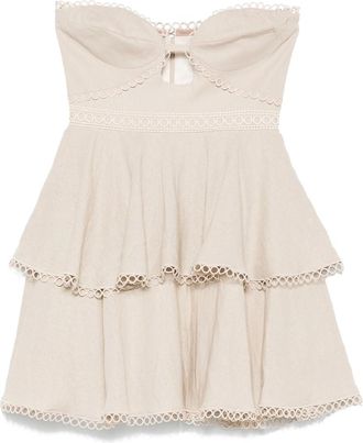 PatBo Ruffled Mini Dress