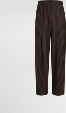 Dolce & Gabbana Hose Aus Wolle In Nadelstreifen-optik - Mann Hosen Und Shorts Mehrfarbig Wolle 50