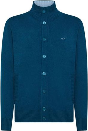 Sun 68 Homme, Pulls, Bleu, Taille: XL Cardigan