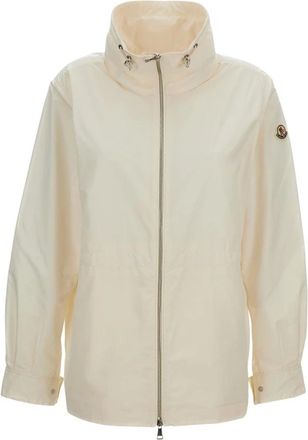 Moncler Femme, Vestes, Blanc, Taille: 44 FR Enette Short Parka