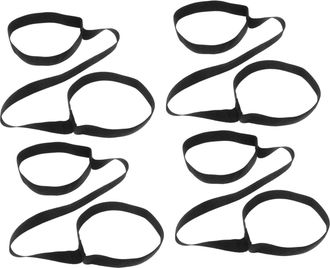 IFUNDOM 4 Stück Teiliges Yoga Mat Strap Elastisch und Langlebig Vielseitiger Tragegurt und Fixiergurt für Yogamatten Outdoor Decken für Camping Reisen und Fit