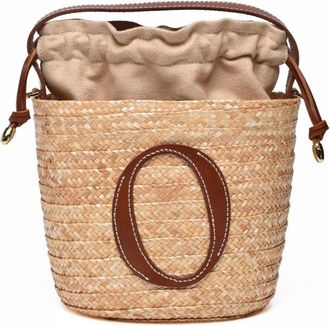 Orciani Femme, Sacs, Beige, Taille: ONE Size Secchiello in Paglia