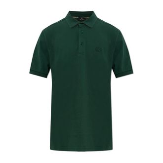 Etro Polo-Shirt aus Baumwolle mit besticktem Logo - - Tops - Herren - Gr&uuml;n - L