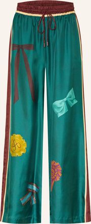 Alemais Al&eacute;mais Seidenhose Rosette gruen