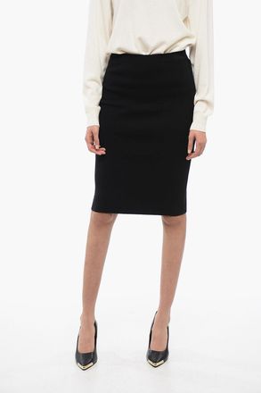Saint Laurent Wool Pencil Skirt Saint Laurent