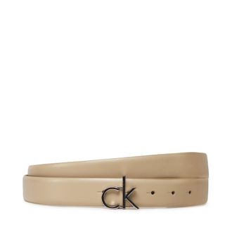 Calvin Klein Dameng&uuml;rtel Calvin Klein Ck Buckle Belt 3.0_Smooth K60K613156 Beige