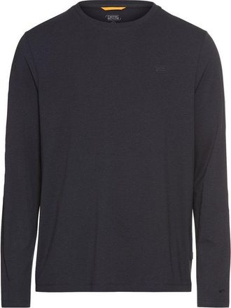 Camel Active Langarmshirt aus einem Baumwollmix Langarm Rundhals