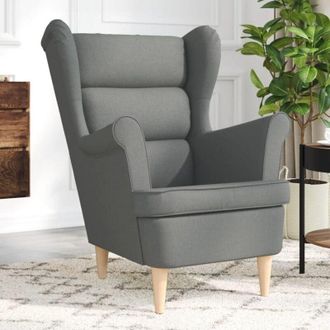 vidaXL Sessel Dunkelgrau 74x84x100 cm Stoff - Vidaxl
