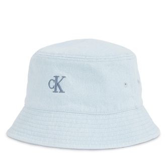 Calvin Klein Hut Calvin Klein Embro Monogram Denim Bucket Hat LV04K5021G Himmelblau