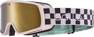 Bolle NEVADA JR Pink Checkerboard Matte - Gold cat 3 - Skibrillen - Gold - Gr&ouml;&szlig;e S - - Kind, 6+