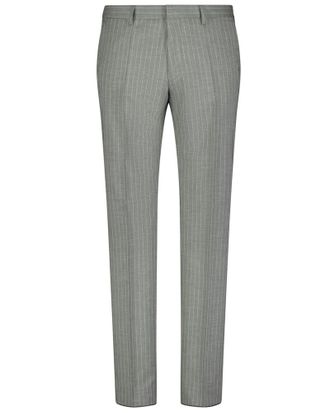 Roy Robson Anzughose aus einem Woll-Mix mit Streifen, Slim Fit in
