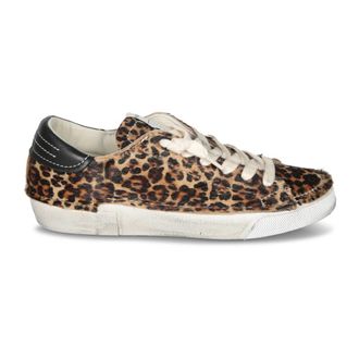 Philippe Model Animal-Print Leder Sneakers - - Shoes - Damen - Mehrfarbig - 37 EU