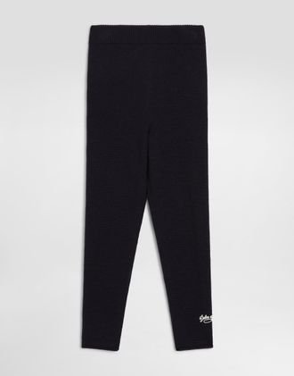 Dolce & Gabbana Leggings Aus Strick - Frau Collection Blau 10 Years