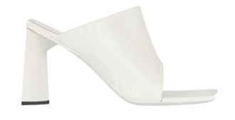 Balenciaga White Moon Heeled Mules Size 39