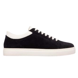 Emporio Armani EA7 - Sneaker f&uuml;r Damen, Wildleder (Blau/Wei&szlig;)