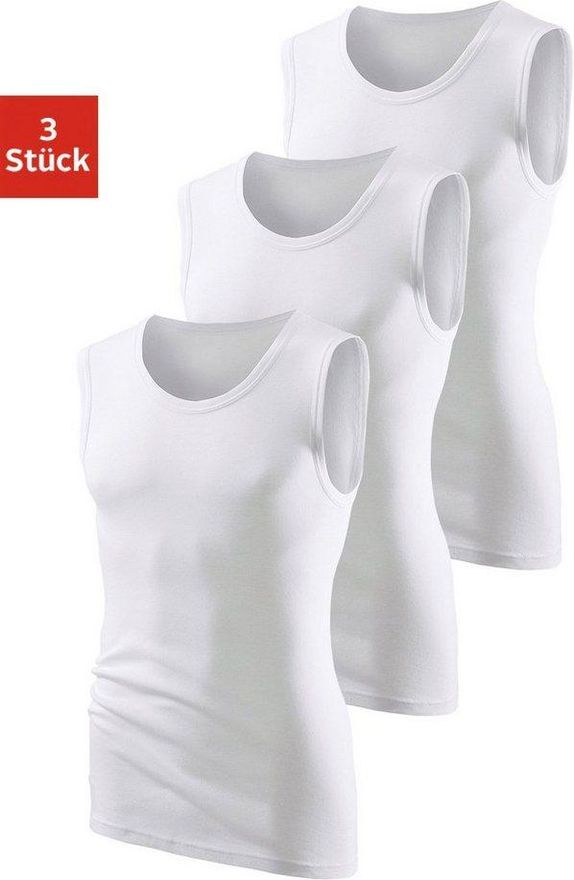 H.I.S Muscleshirt (Packung, 3-tlg) aus weicher Feinripp-Qualität ab 29 ...