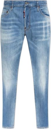 Dsquared2 Homme, Jeans, Bleu, Taille: 3XL Jean Skater D&eacute;lav&eacute; Clair