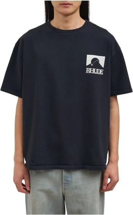 Rhude Homme, Tops, Noir, Taille: L Moonlight Pack T-Shirt