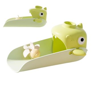 Generico Interaktiver Hai-Waschbecken-Extender - Wasserhahnverlängerung 15 cm, temperaturempfindliches Zubehör für verstellbare Düsen zum Waschen der Baddusche