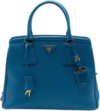 Prada Pre-owned Parabole Tote - Femme - Pre-owned - Bleu - Taille: ONE Size