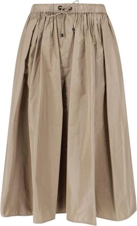 Max Mara Midi-Rock Mit Kordelzug